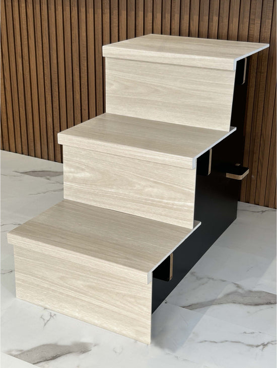 luxury prefab house with Spc Stairs Step PVC Plastic Flooring modular ...